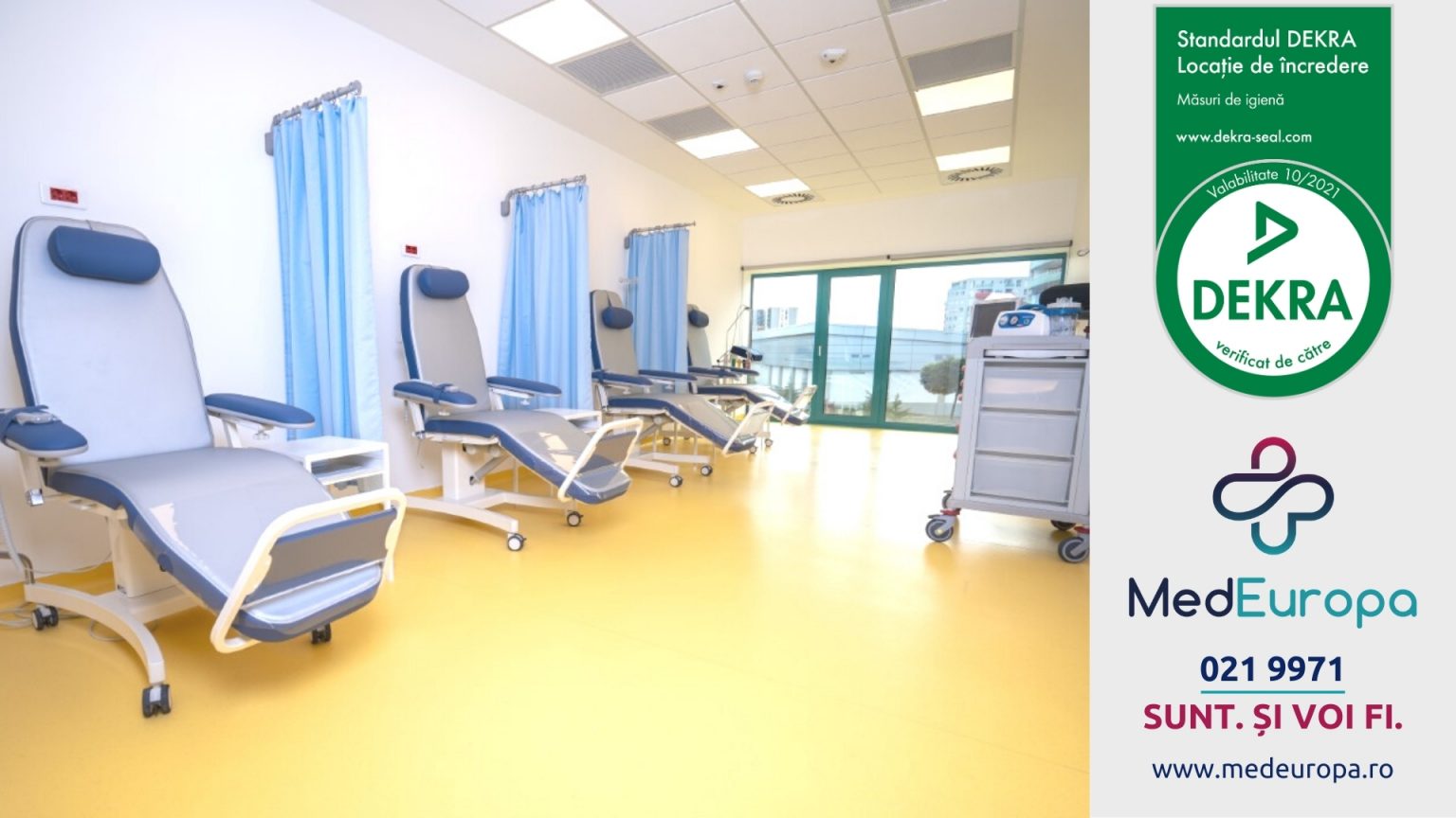 Centrele MedEuropa, certificate DEKRA - MedEuropa